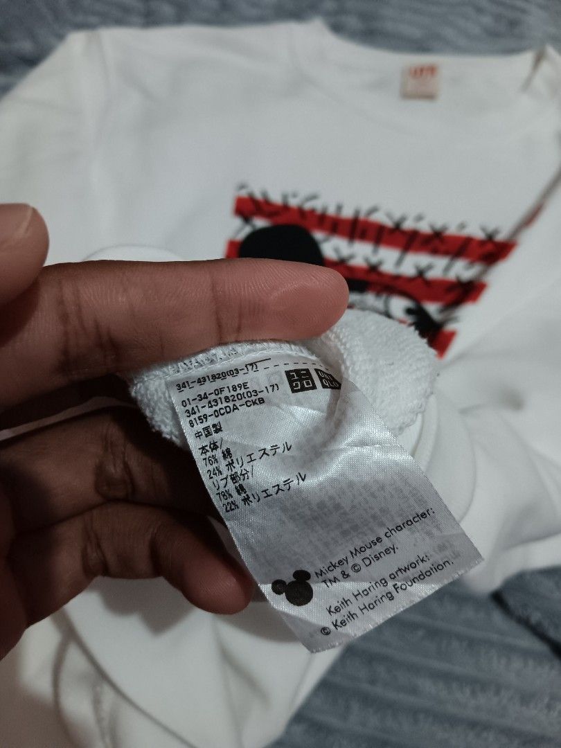 Uniqlo × Mickey Mouse Swearshirt, Men's Fashion, Tops & Sets, Hoodies ...