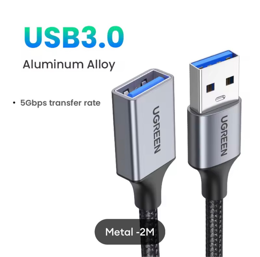 USB extension cable (2metres), Computers & Tech, Parts & Accessories ...