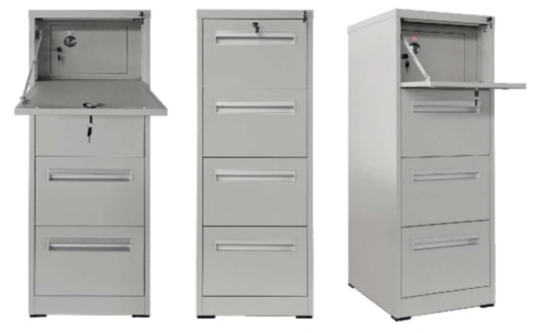 OFFICE PARTITION - (built in vault) VERTICAL STEEL CABINET , Furniture ...