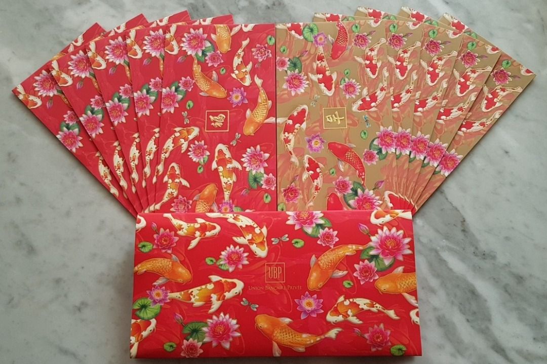 10 pcs UBP 2022 Red Packet / Ang Bao Pow Pao / Sampul Duit Raya ...