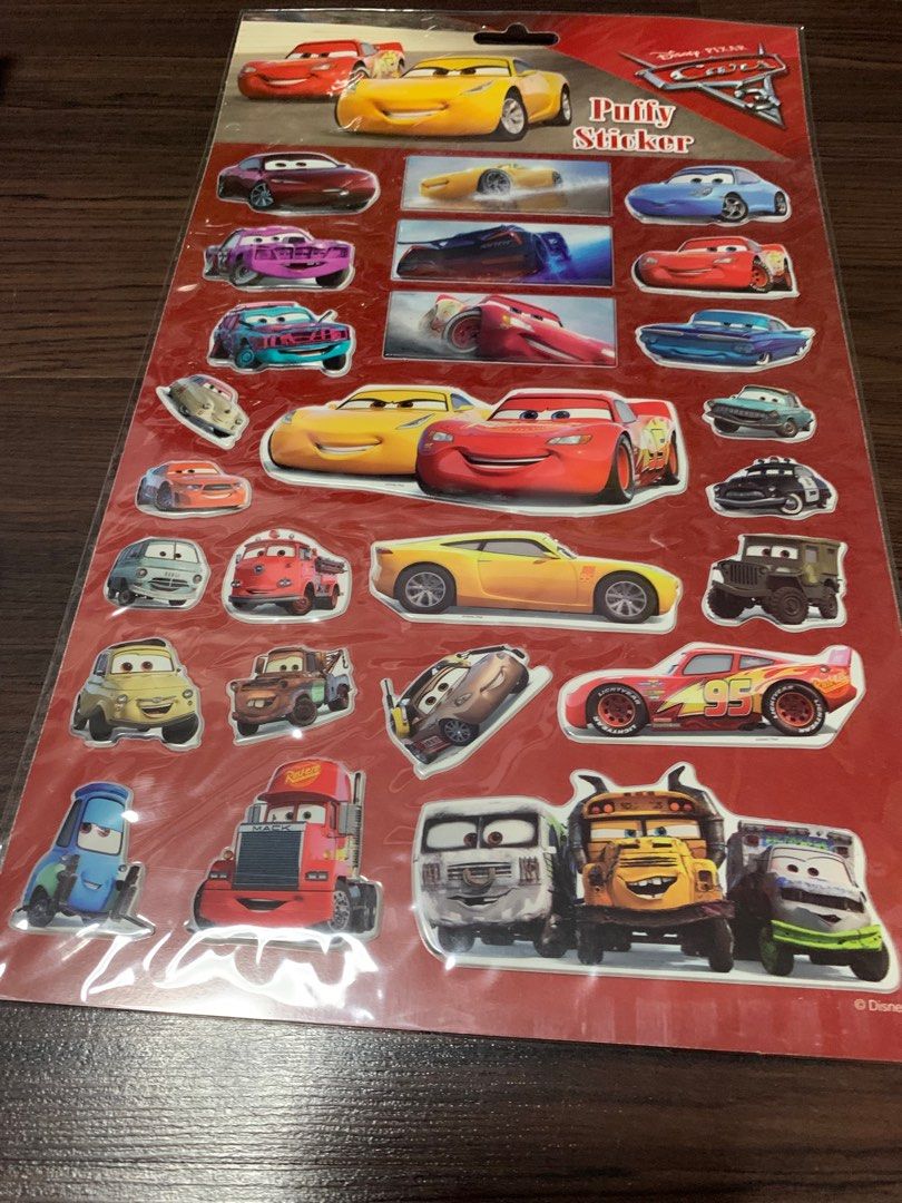 3 Disney Authentic Disney sticker set, Hobbies & Toys, Stationery ...