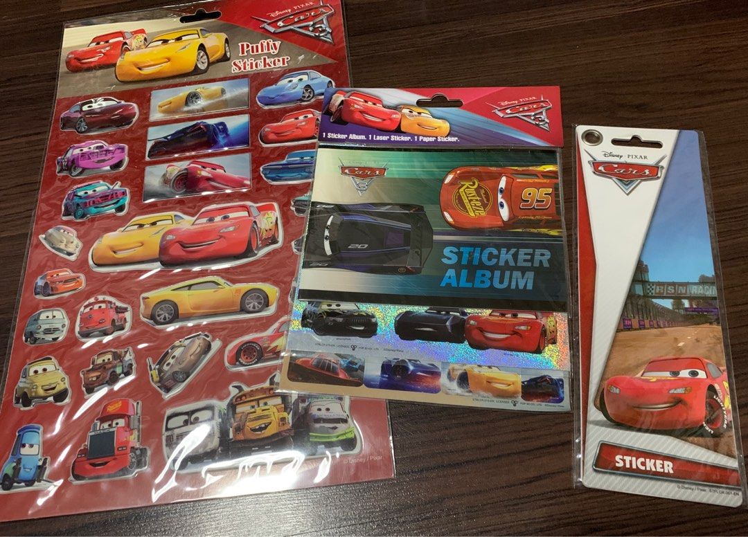 3 Disney Authentic Disney sticker set, Hobbies & Toys, Stationery ...