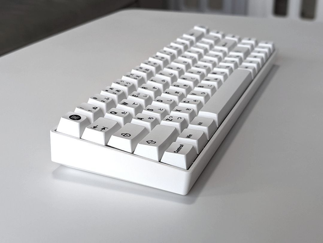 65% Custom Mechanical Keyboard (BlackOnWhite1702)- Fully Modded Tri ...