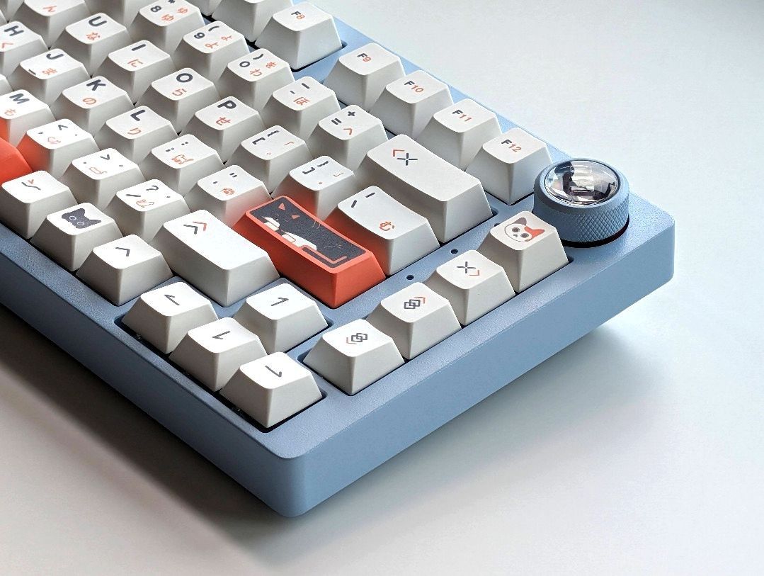 75% Aluminium Custom Mechanical Keyboard (CalicoCat0203) - Fully Modded ...