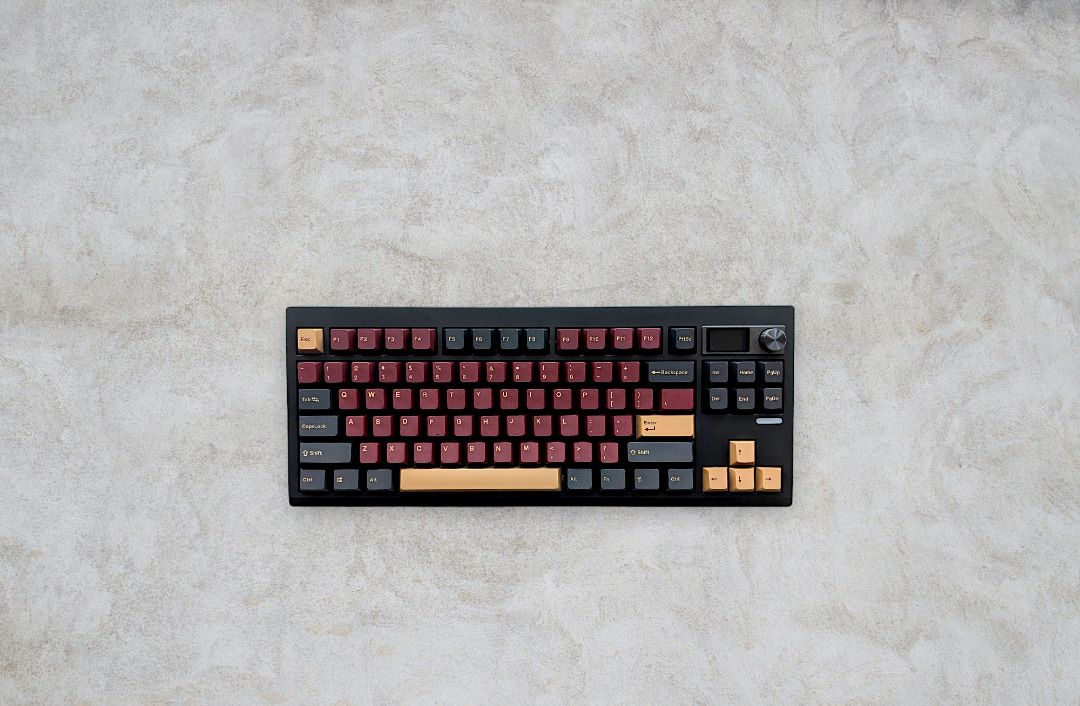 80% TKL Custom Mechanical Keyboard (RedSamurai0203) - Fully Modded Tri ...