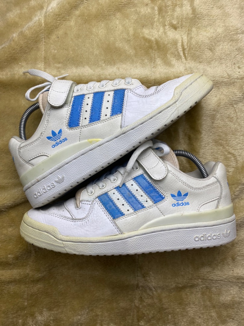 Adidas forum low slu blue, Men's Fashion, Footwear, Sneakers on Carousell