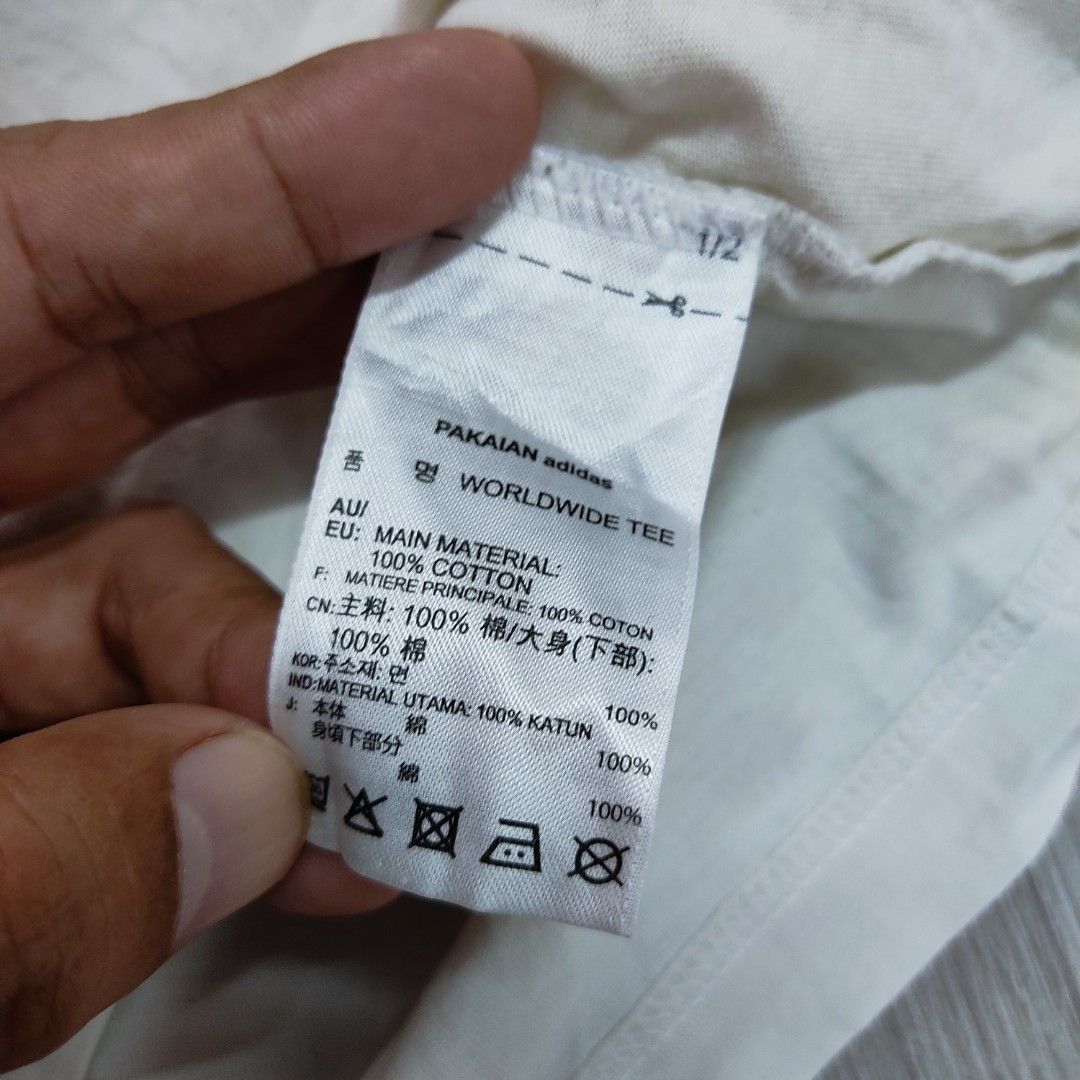 Adidas Worldwide Kain Sambung T-shirt, Men's Fashion, Tops & Sets ...
