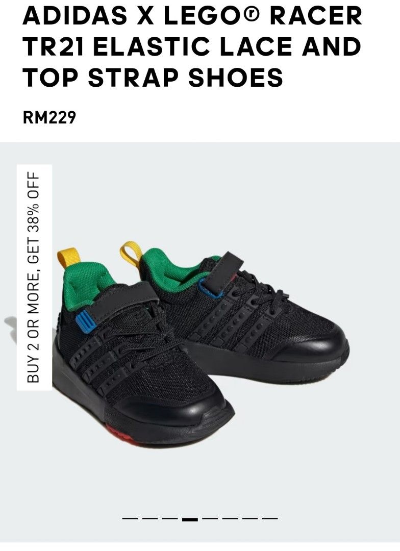 Adidas x Lego Racer TR21, Babies & Kids, Babies & Kids Fashion on Carousell
