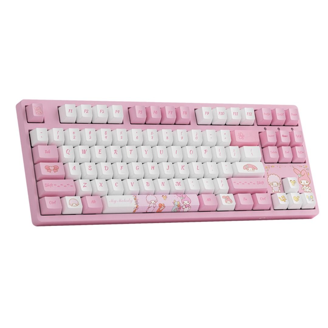 Akko x Sanrio My Melody 80% Mechanical Keyboard, Computers & Tech ...