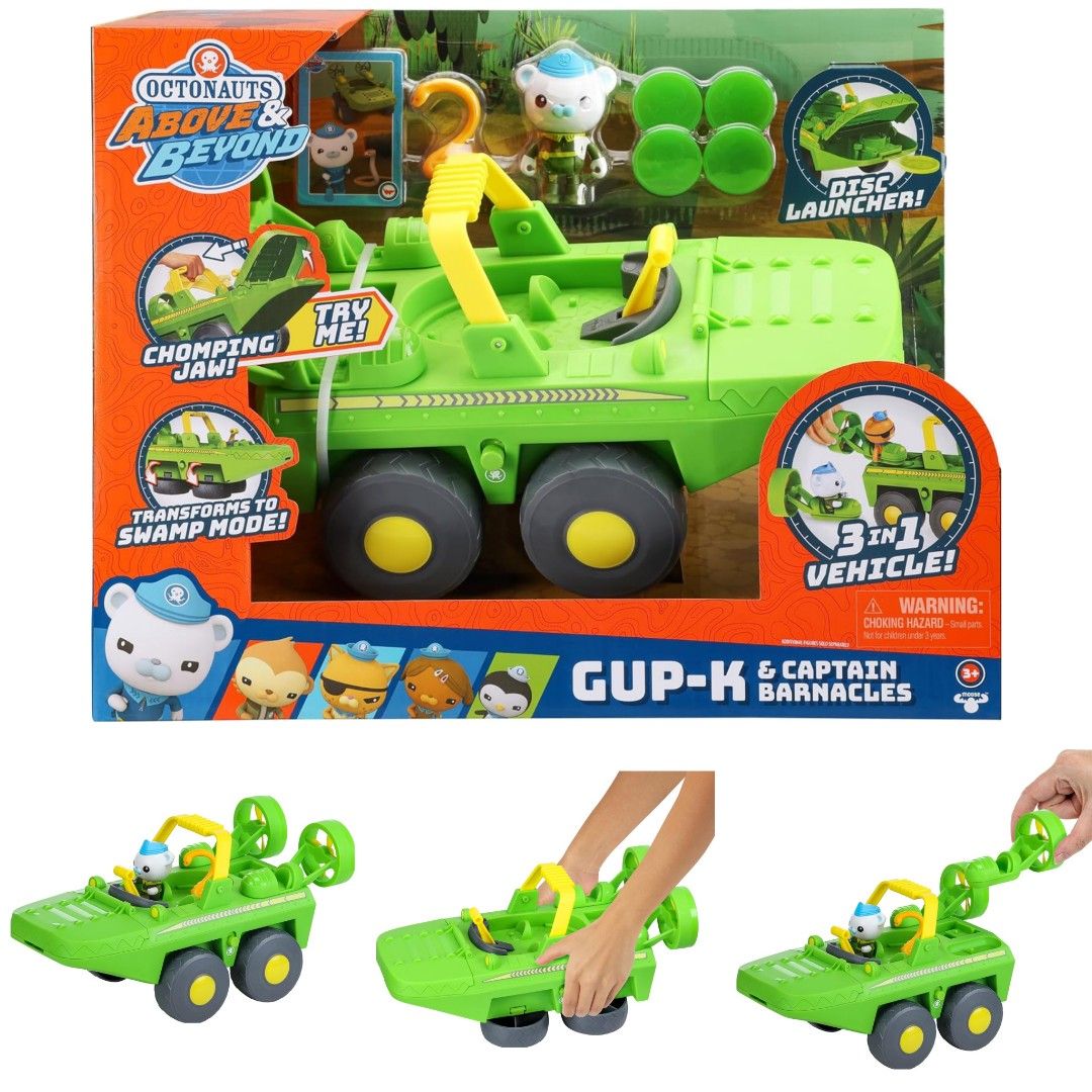 Authentic Octonauts Above & Beyond, Deluxe Toy Vehicle & Figure, Gup-K ...