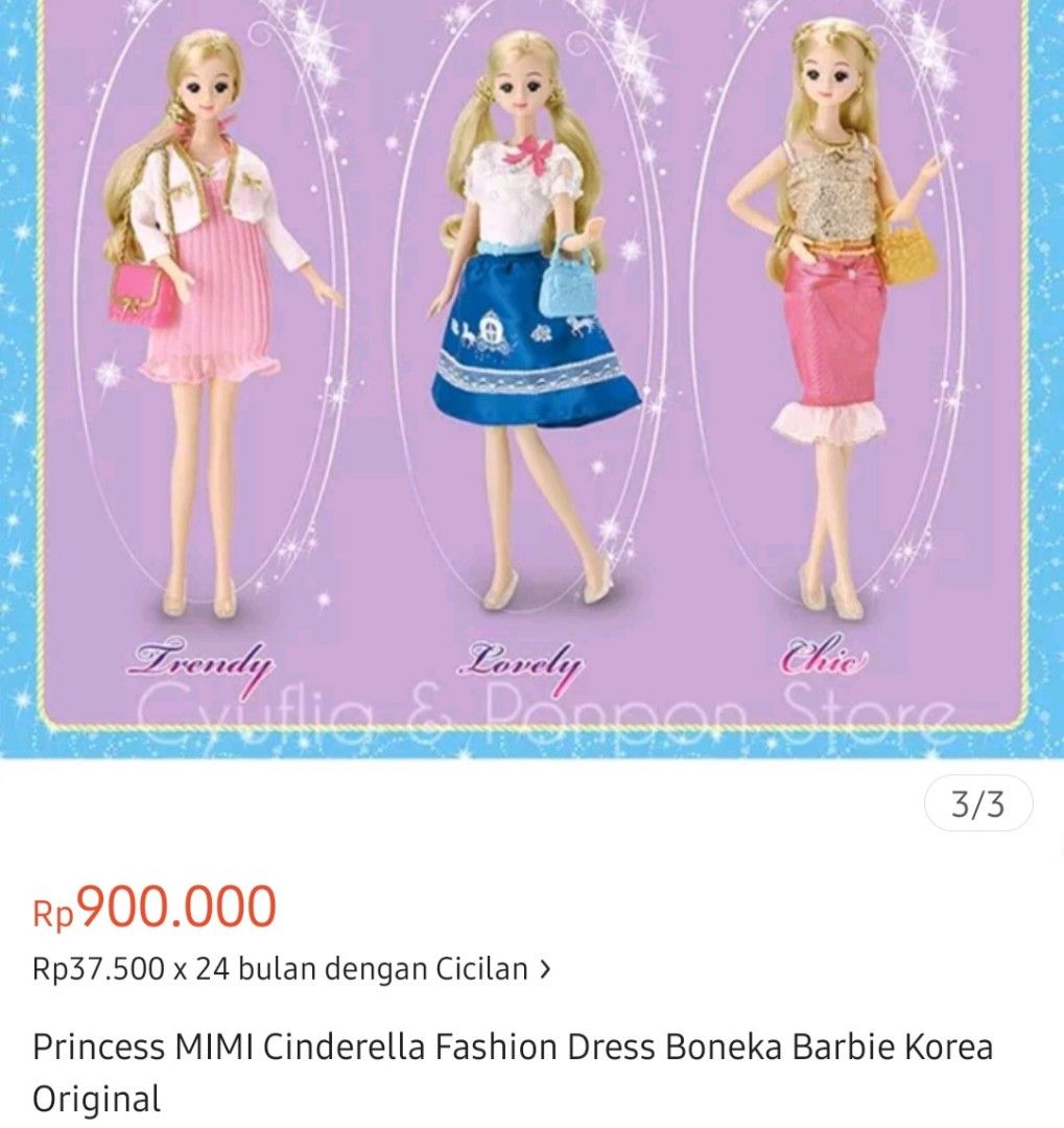 Barbie Korea Mimi World doll rare kapan lagi dapat yang full set ...