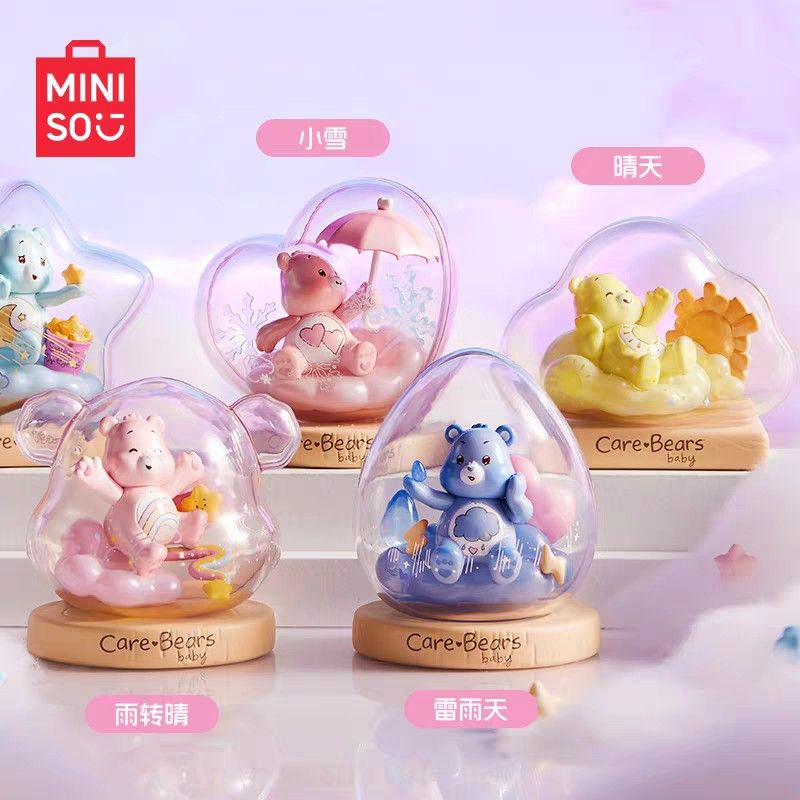 [BRAND NEW! MINISO] MINISO CARE BEARS BABY LOVE WEATHER FORECAST SERIES ...