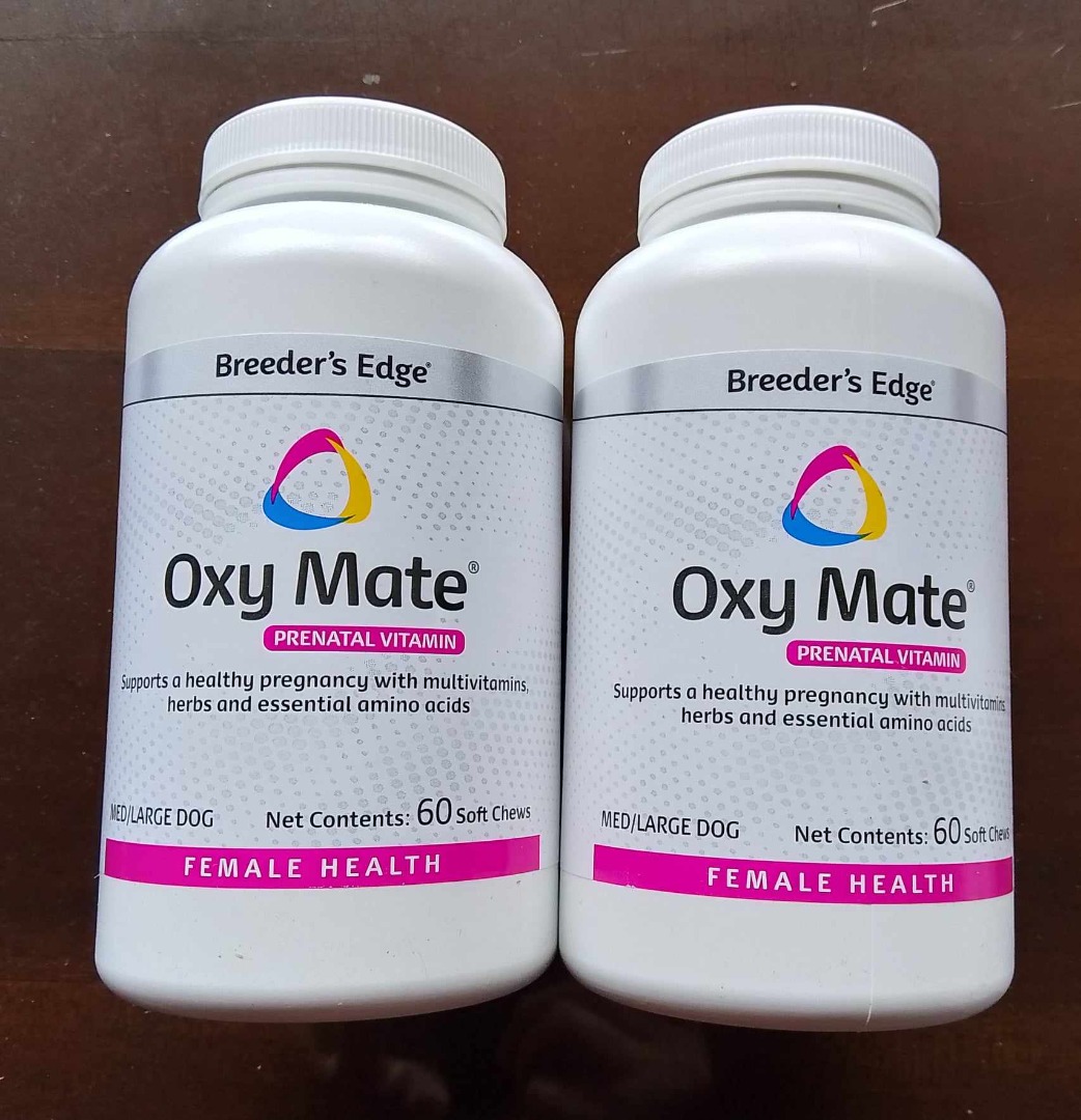 Breeder's Edge Oxy Mate Prenatal 60 ct Soft Chews, Small Dog & Cat (1 ...