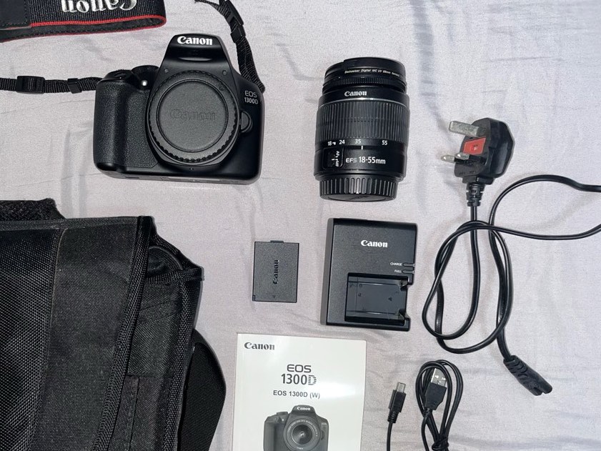 [RUSH SELLING] Canon EOS 1300D (Wireless) Complete Kit, Photography, Cameras on Carousell