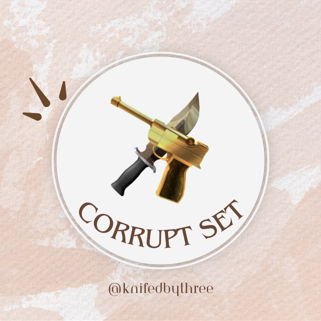 CORRUPT SET ROBLOX MM2, Video Gaming, Gaming Accessories, In-Game ...