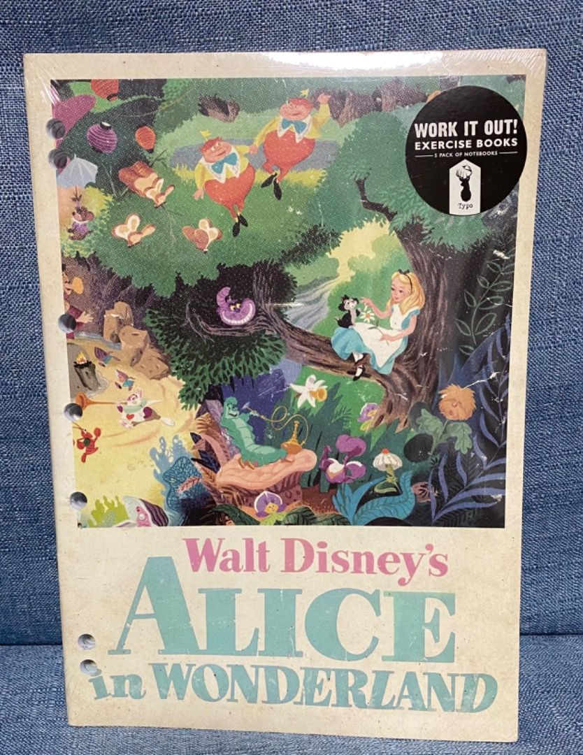 Disney Exercise Book - Typo Notebook （A4 size 共5本）, 興趣及遊戲, 手作＆自家設計, 文具 ...