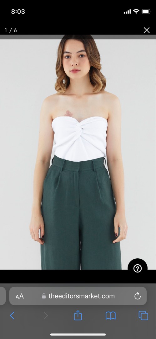 Elisee twist tube top - the editors market TEM, Women's Fashion, Tops ...