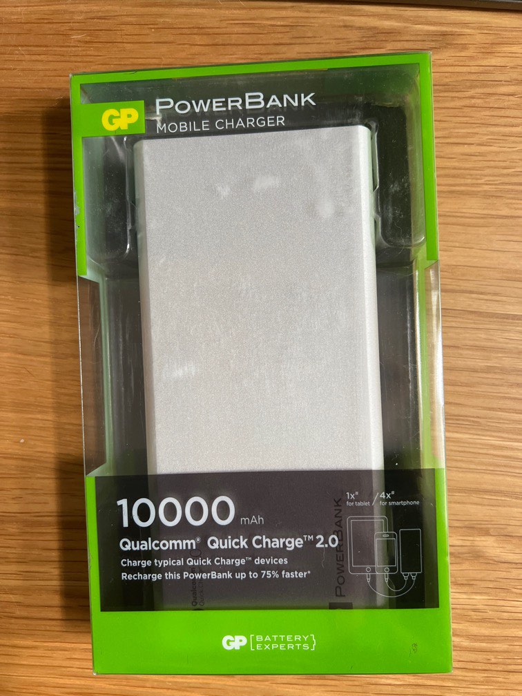 GP Power Bank 外置充電器 10000 mAh, 手提電話, 電話及其他裝置配件, 電池及充電器 - Carousell