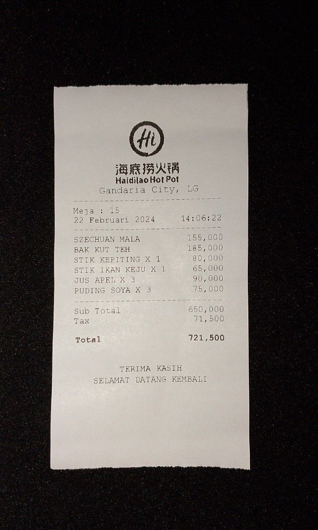 Jasa Cetak Struk BBM, Resto 58mm, Jasa, Lainnya di Carousell