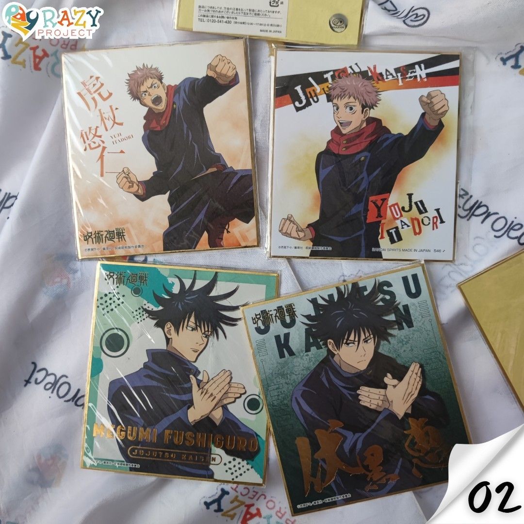 Jujutsu Kaisen Yuji Megumi Nobara Gojo Merchandise Original Pin Standee ...