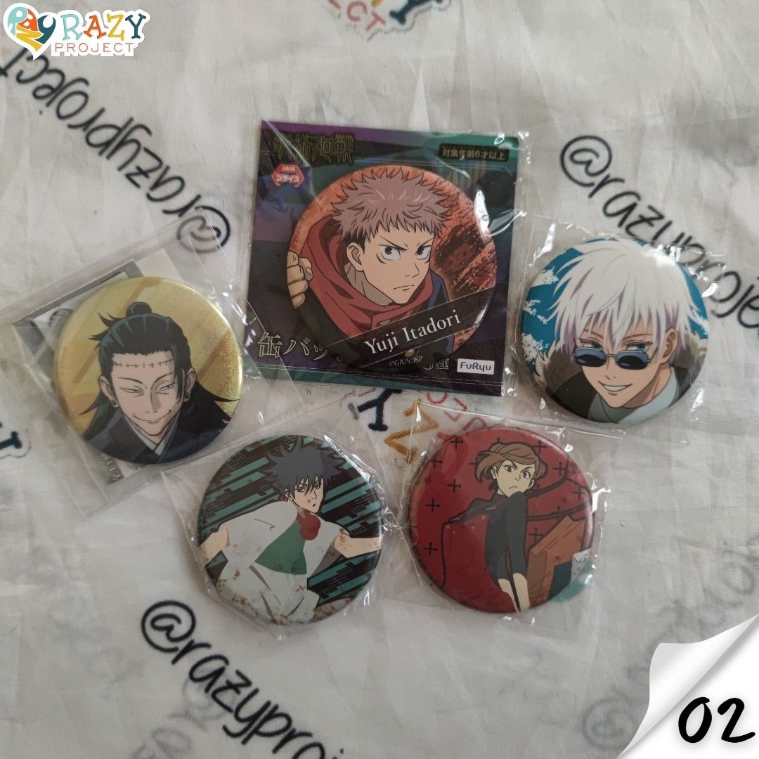 Jujutsu Kaisen Yuji Megumi Nobara Gojo Merchandise Original Pin Standee ...