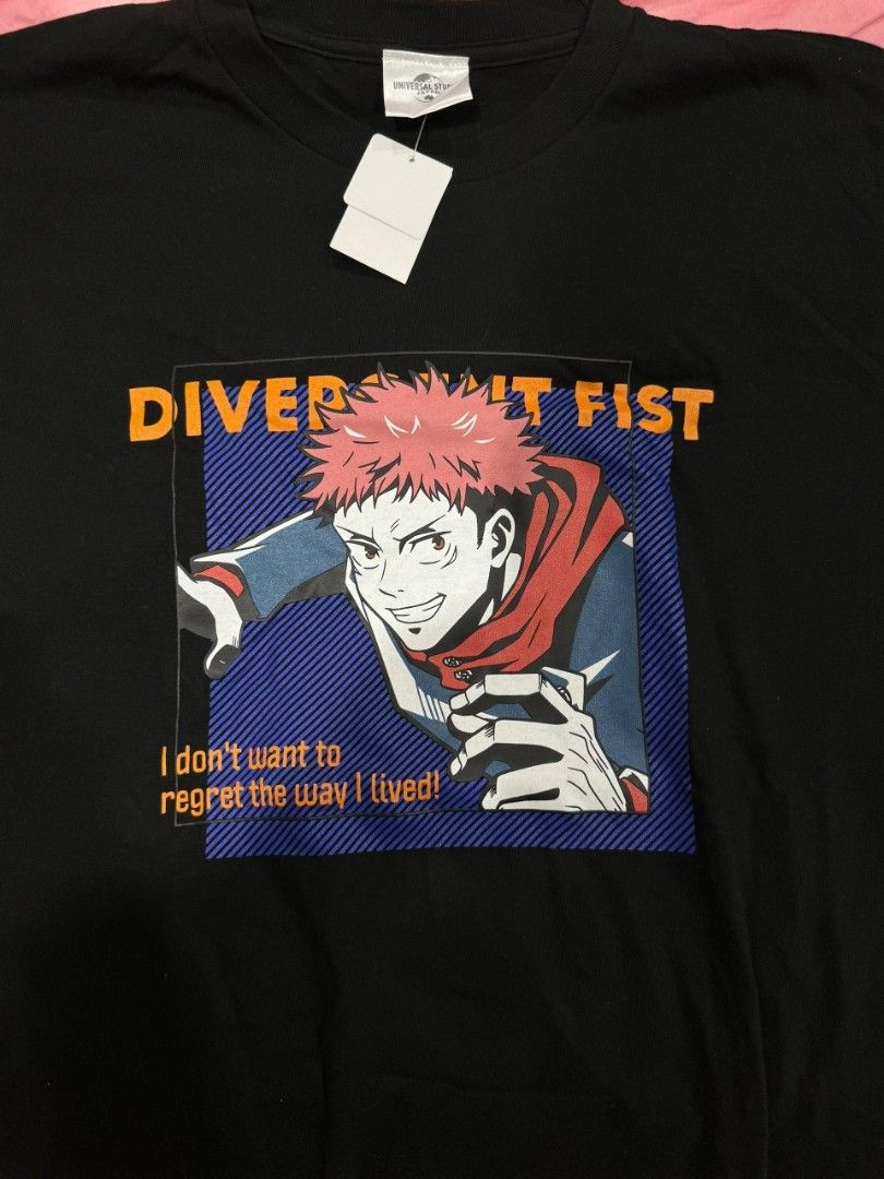 Jujutsu Kaizen anime T-shirt from Universal Studio Japan, Hobbies ...