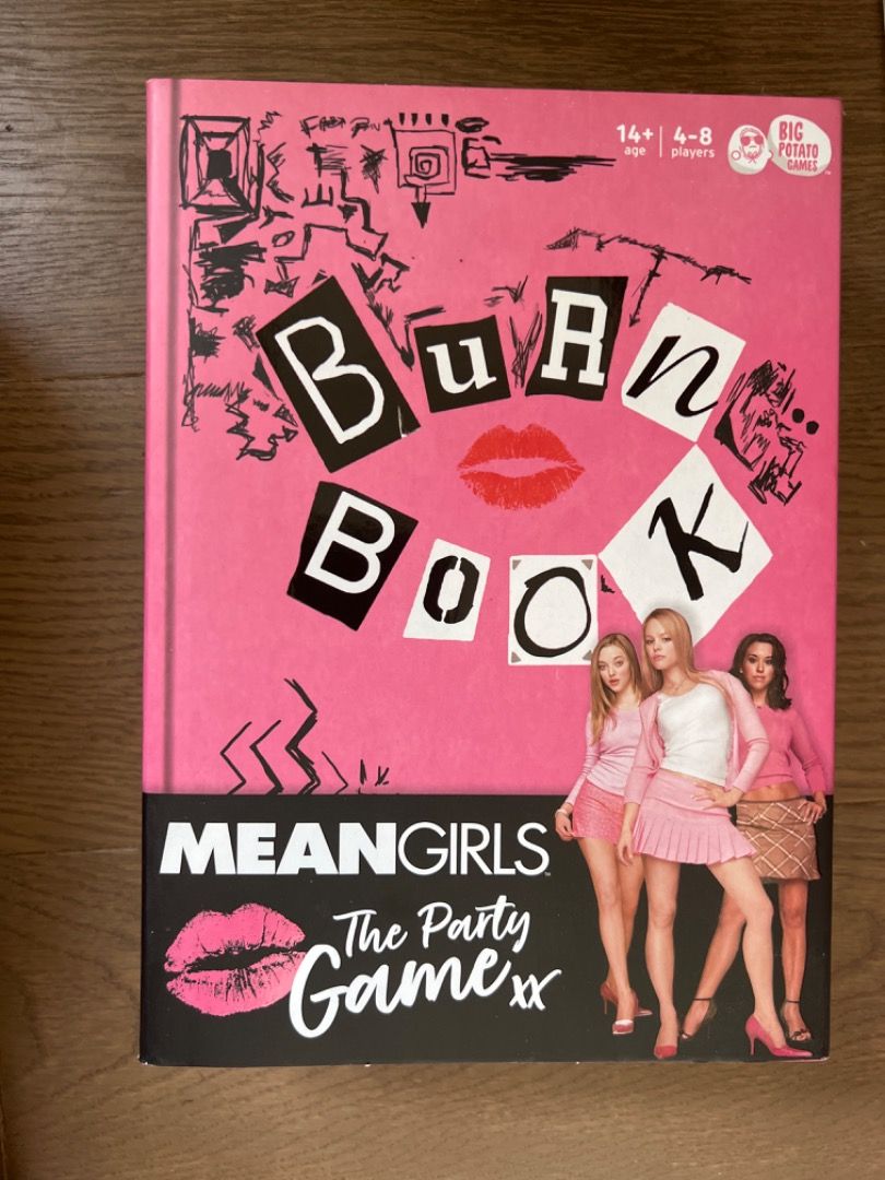 Mean girls party game, Hobbies & Toys, Toys & Games on Carousell