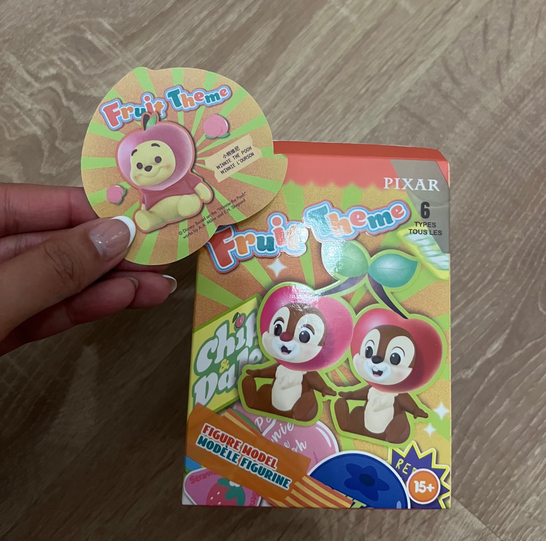 Miniso fruit theme 盲盒 小熊維尼, 興趣及遊戲, 玩具 & 遊戲類 - Carousell