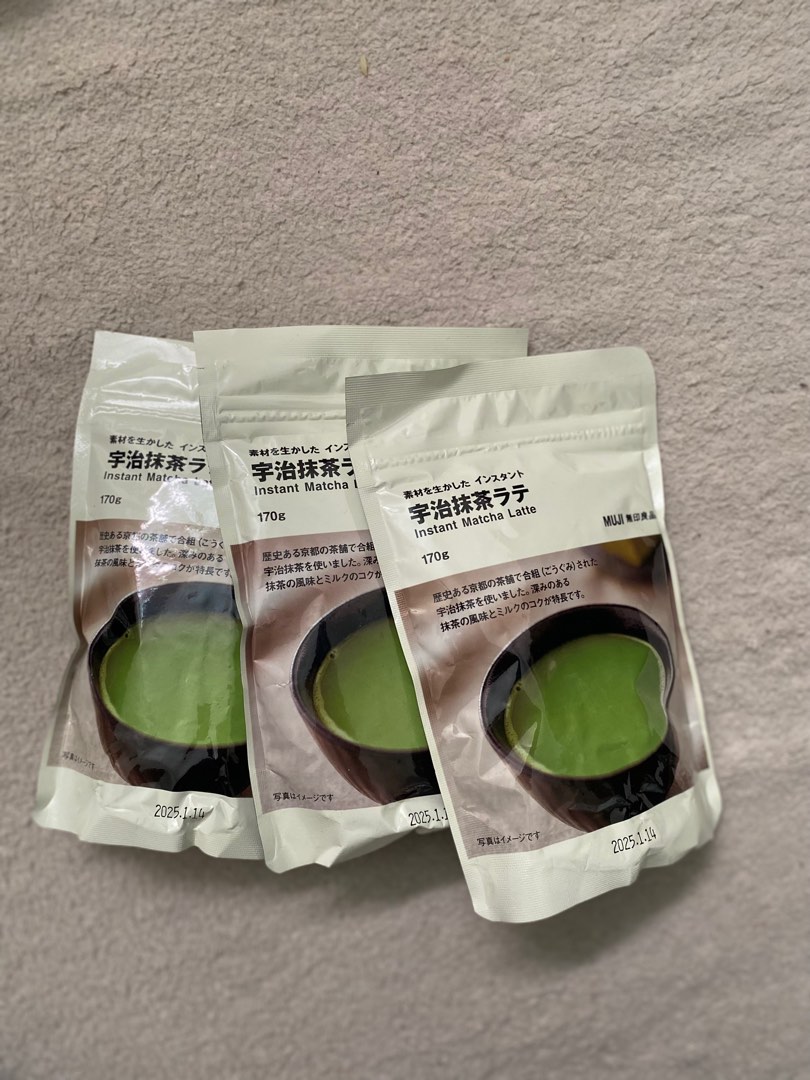 MUJI MATCHA LATTE, Makanan & Minuman, Minuman Tidak Beralkohol di Carousell
