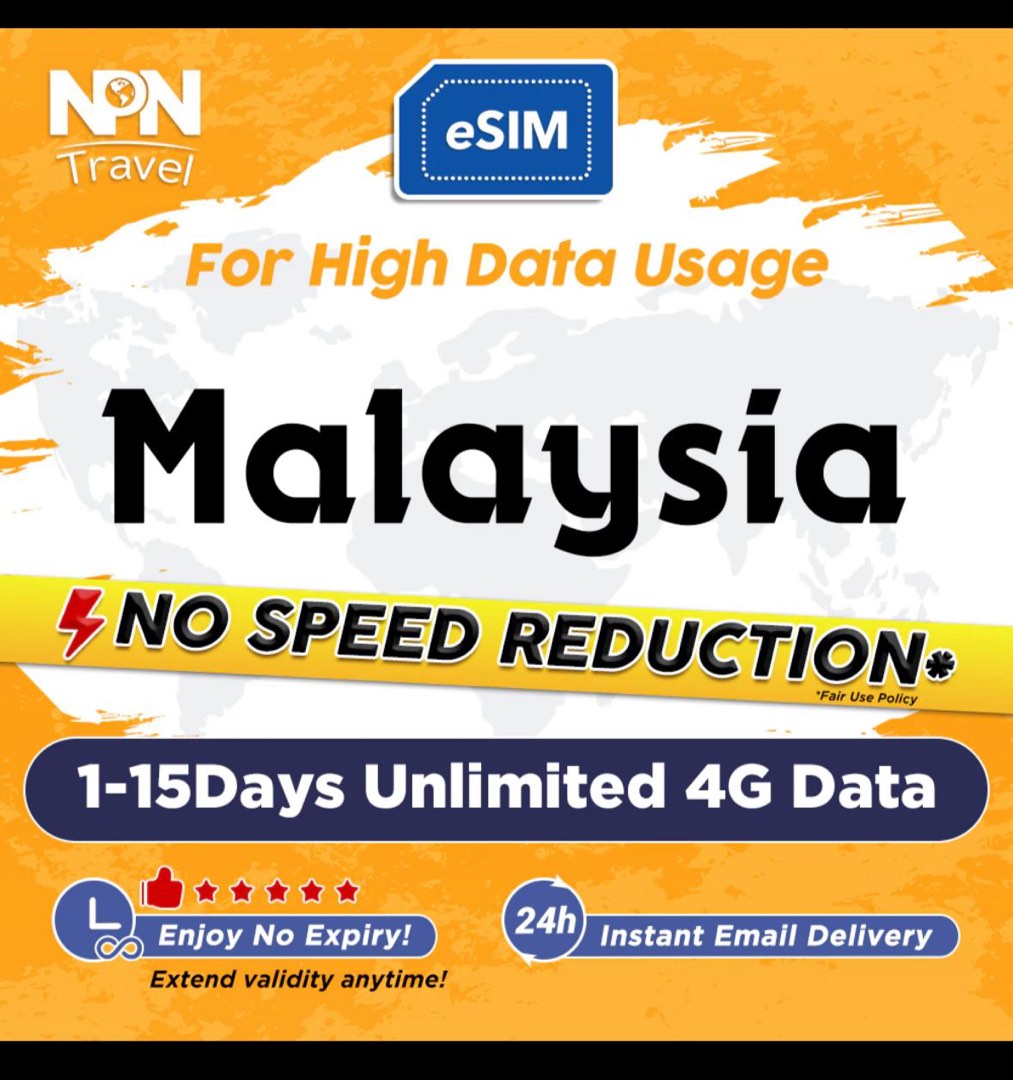 NPN Malaysia eSIM (10 Days) on Carousell