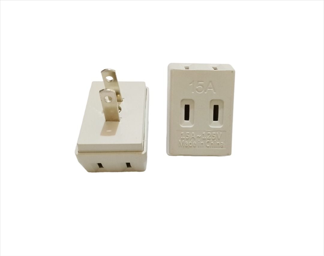 OCTOPUS ADAPTER TRIPLE TAP to FLAT PIN US PLUG ADAPTER OUTLET, 15A ...