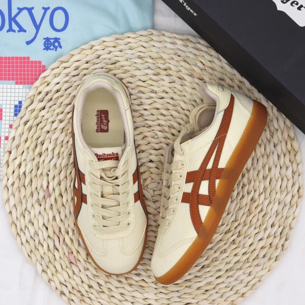 Onitsuka Tiger Tokuten Cream Caramel, Women's Fashion, Footwear ...