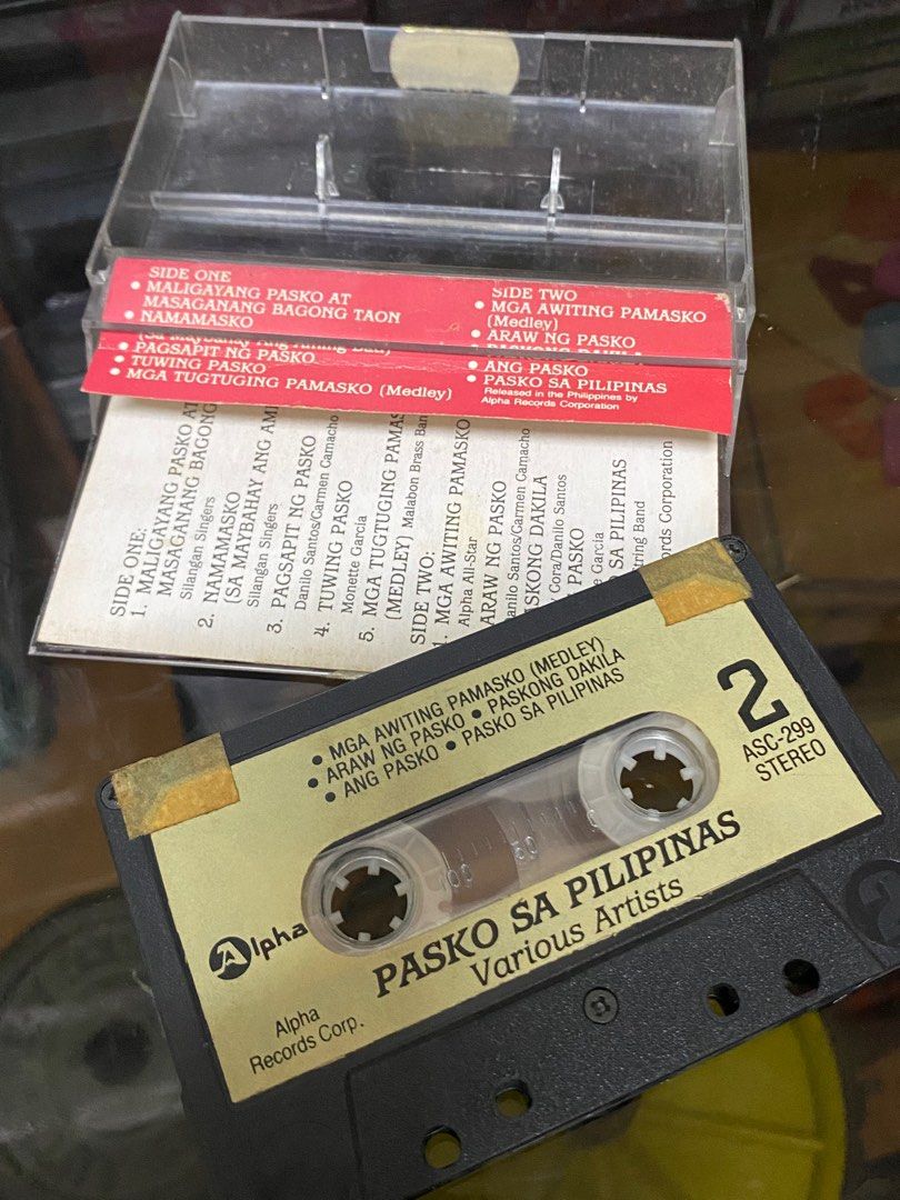 OPM original Pinoy Music Cassette Tape - PASKO SA PILIPINAS VARIOUS ARTIST - preloved, Hobbies ...