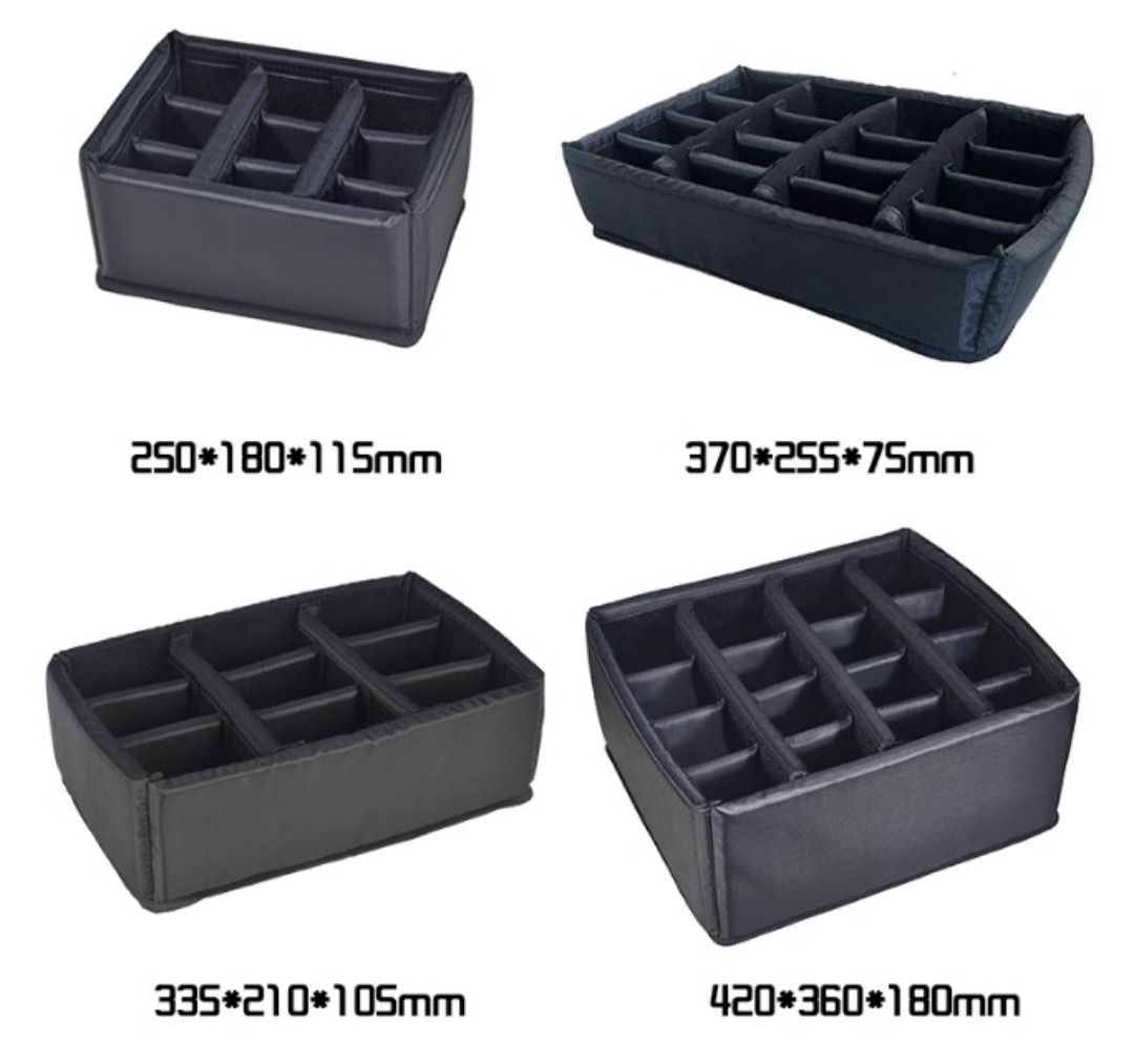 Padded Dividers cushion for camera equipment (velcro divider padding ...