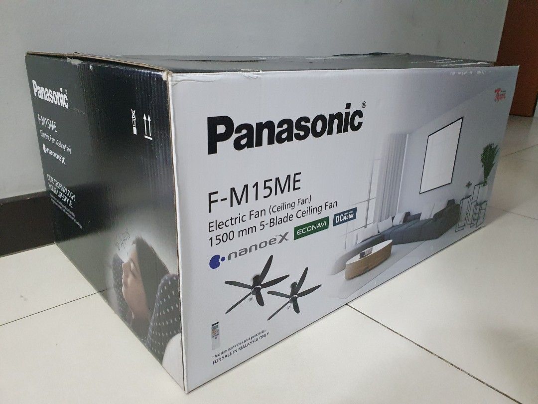 Panasonic Ceiling fan 60" 5 bladed, Furniture & Home Living, Lighting ...