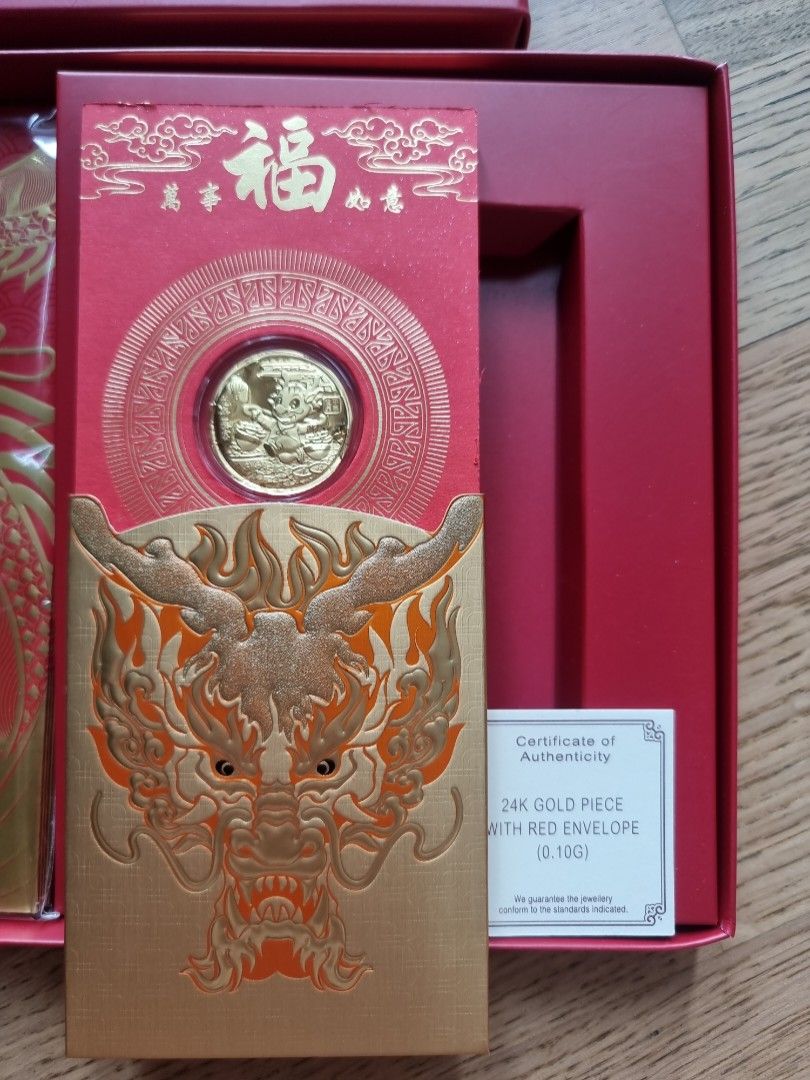 Pavilion KL 2024 limited CNY angpao red envelope packet angpow set ...