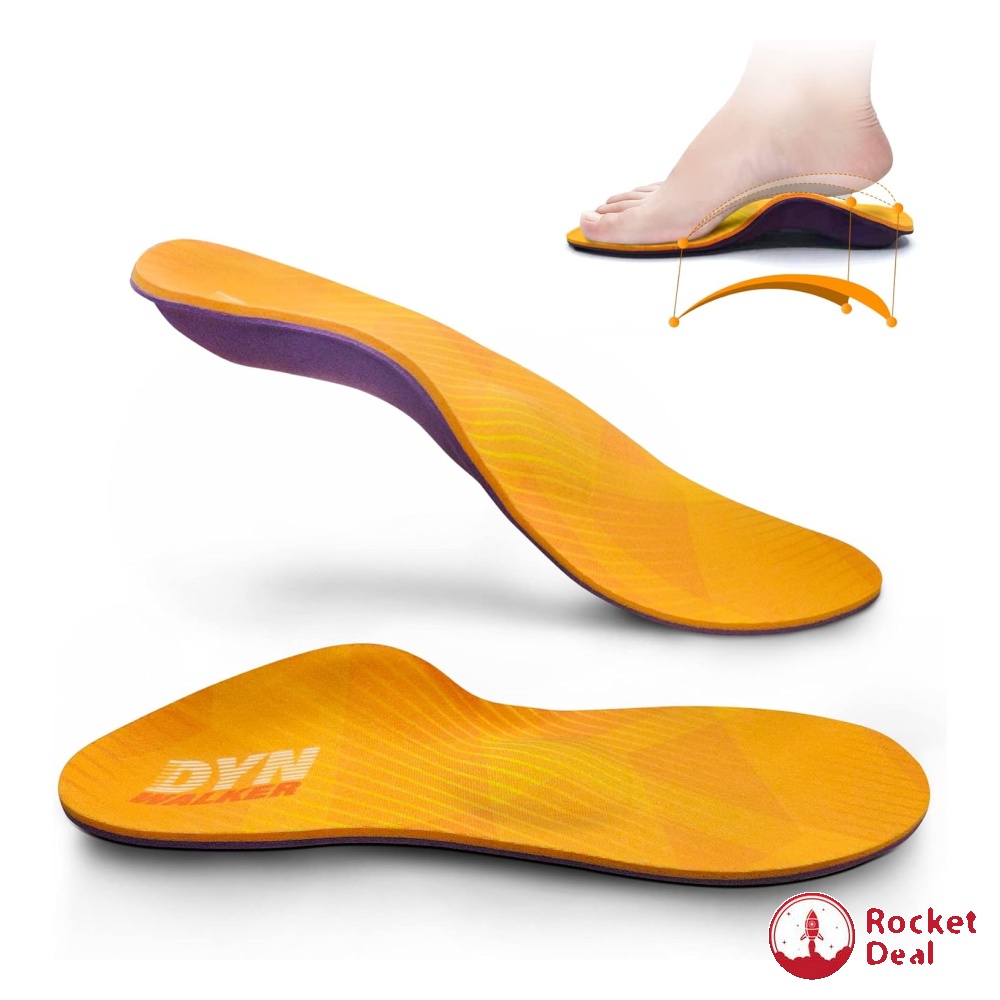 Plantar Fasciitis Relief Insoles,DynWalker Arch Support Shoe Inserts ...