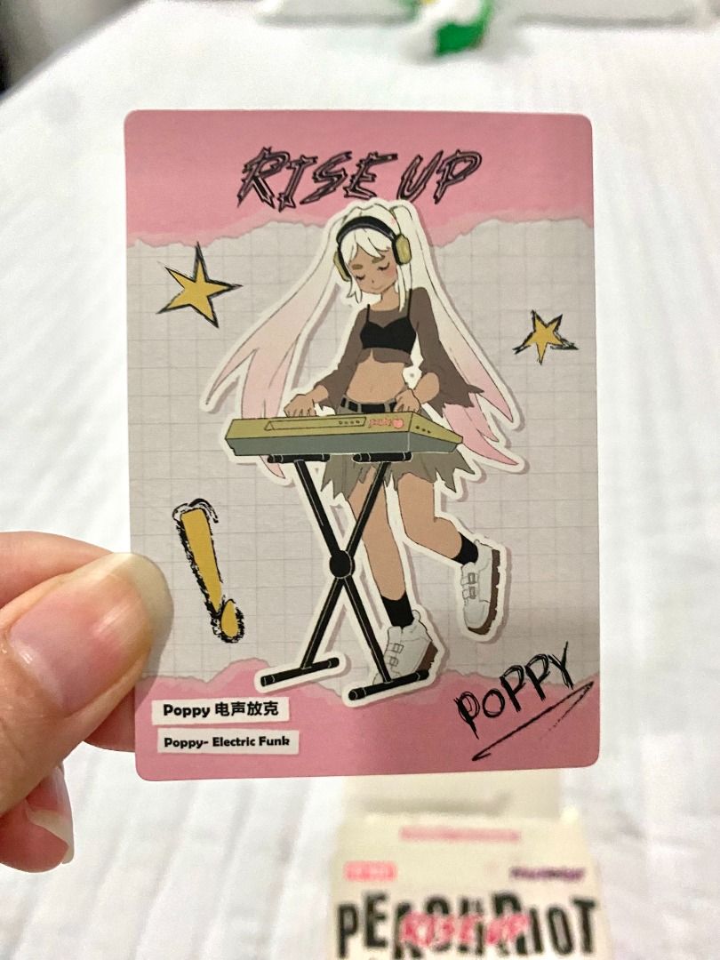 Pop Mart Peach Riot Rise Up - Poppy Electric Funk, Hobbies & Toys, Toys ...