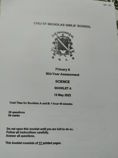 Free School Test Papers (2004-2022) for Primary, Secondary, JC for all ...