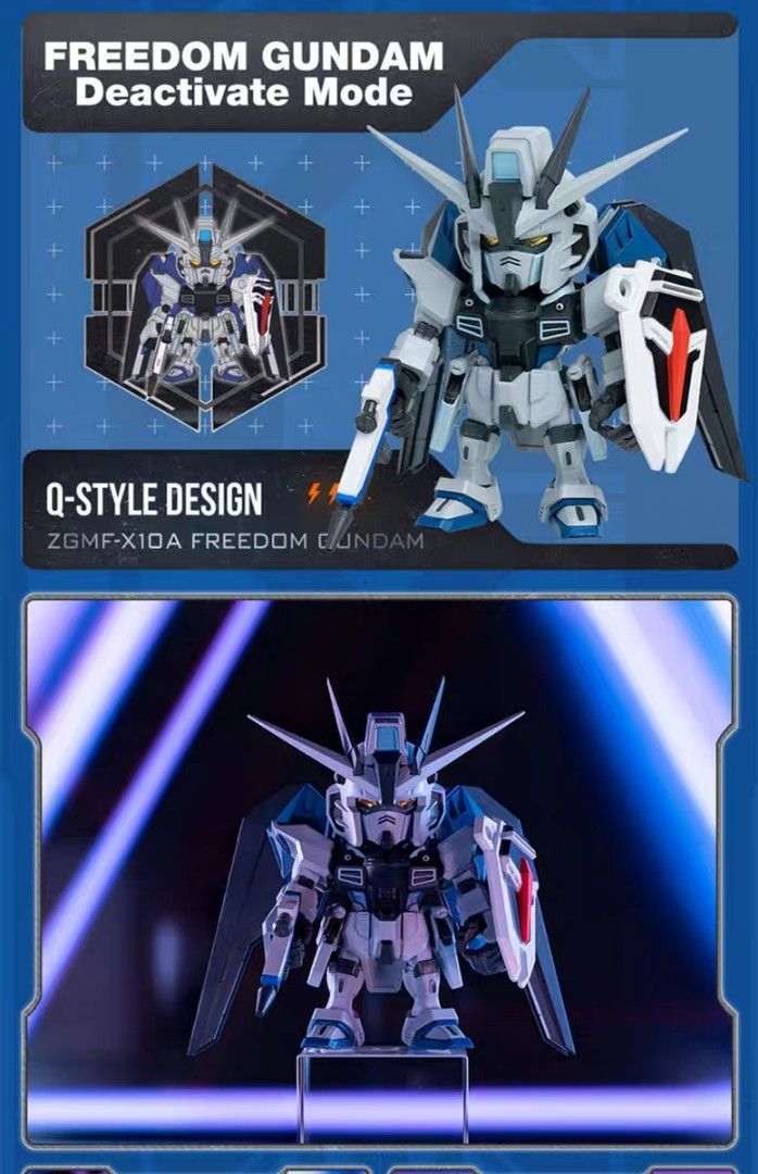 [QMSV MINI X BANDAI NAMCO] FREEDOM GUNDAM SEED 2 SERIES 2022 VERSION ...