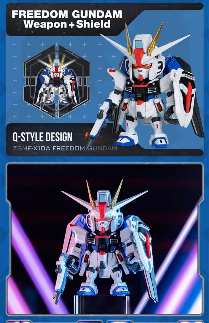 [QMSV MINI X BANDAI NAMCO] FREEDOM GUNDAM SEED 2 SERIES 2022 VERSION ...