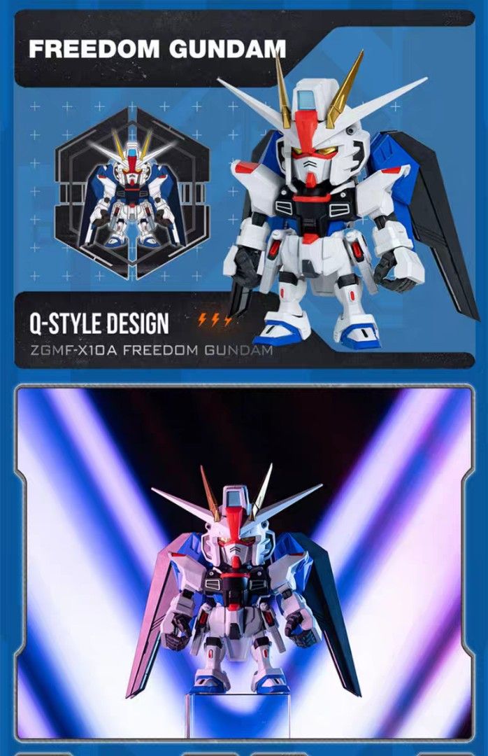 [QMSV MINI X BANDAI NAMCO] FREEDOM GUNDAM SEED 2 SERIES 2022 VERSION ...