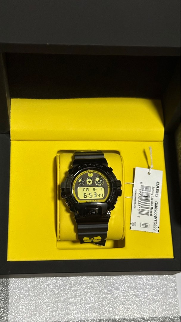 RARE WATCH RARE UNIT COLLABORATION G-SHOCK WU-TANG GM-6900WTC229, Men's ...