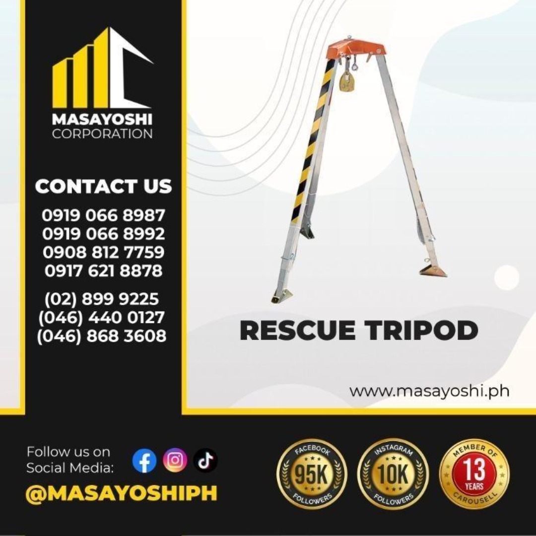 Rescue Tripod w/ Aluminum Frame | Safety Equipment | Lifting Equipment ...