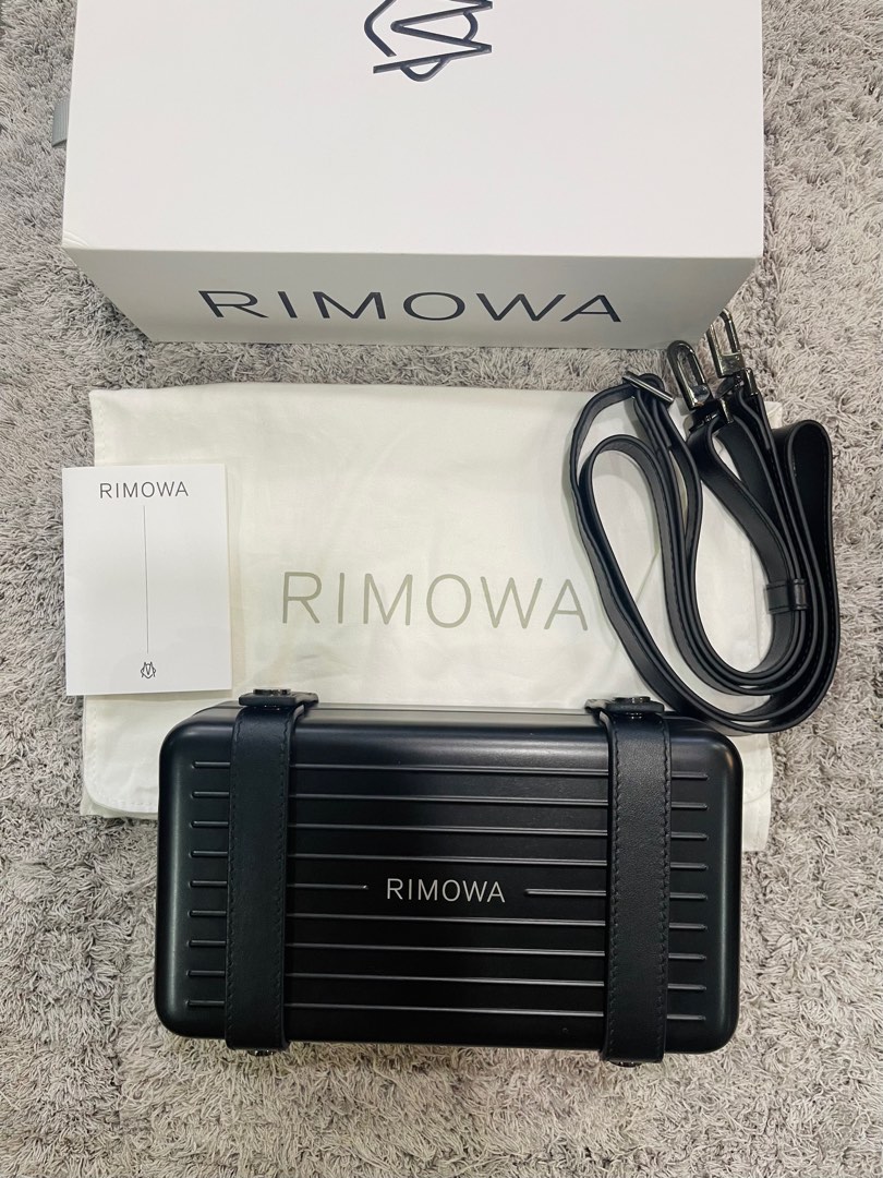 Rimowa Cross Body Bag - Black Aluminum, Luxury, Bags & Wallets on Carousell
