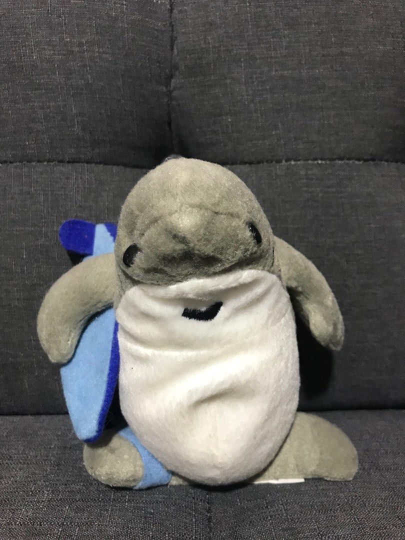 Sharka Crazy Plush grey, Hobbies & Toys, Toys & Games on Carousell