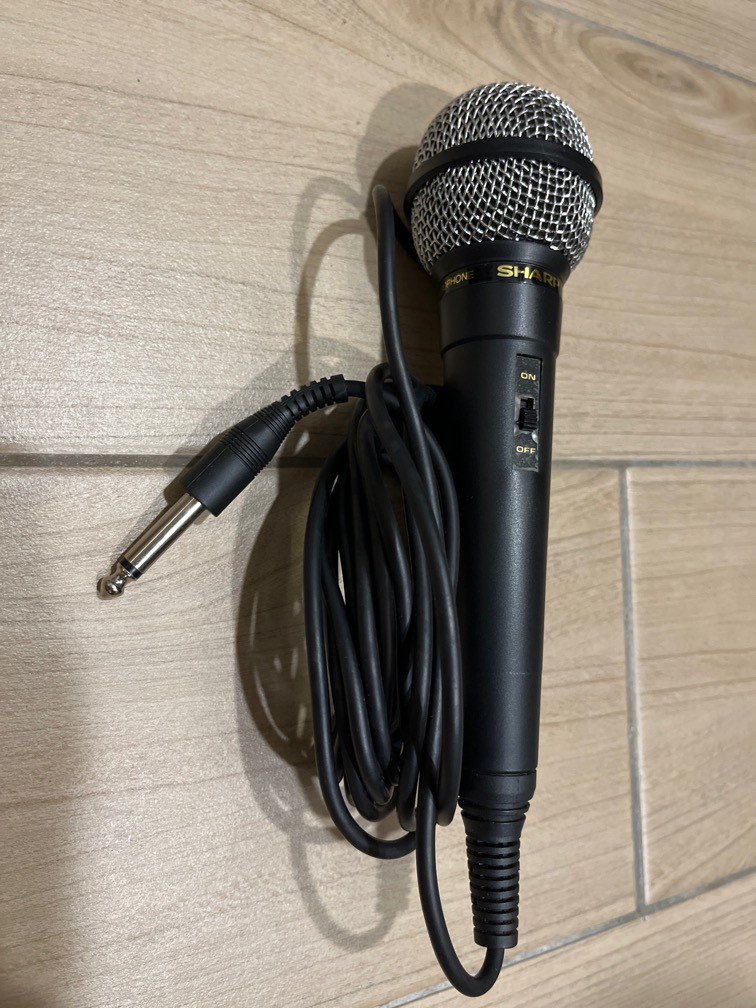 SHARP MICROPHONE (RMICD0012GE), Audio, Microphones on Carousell