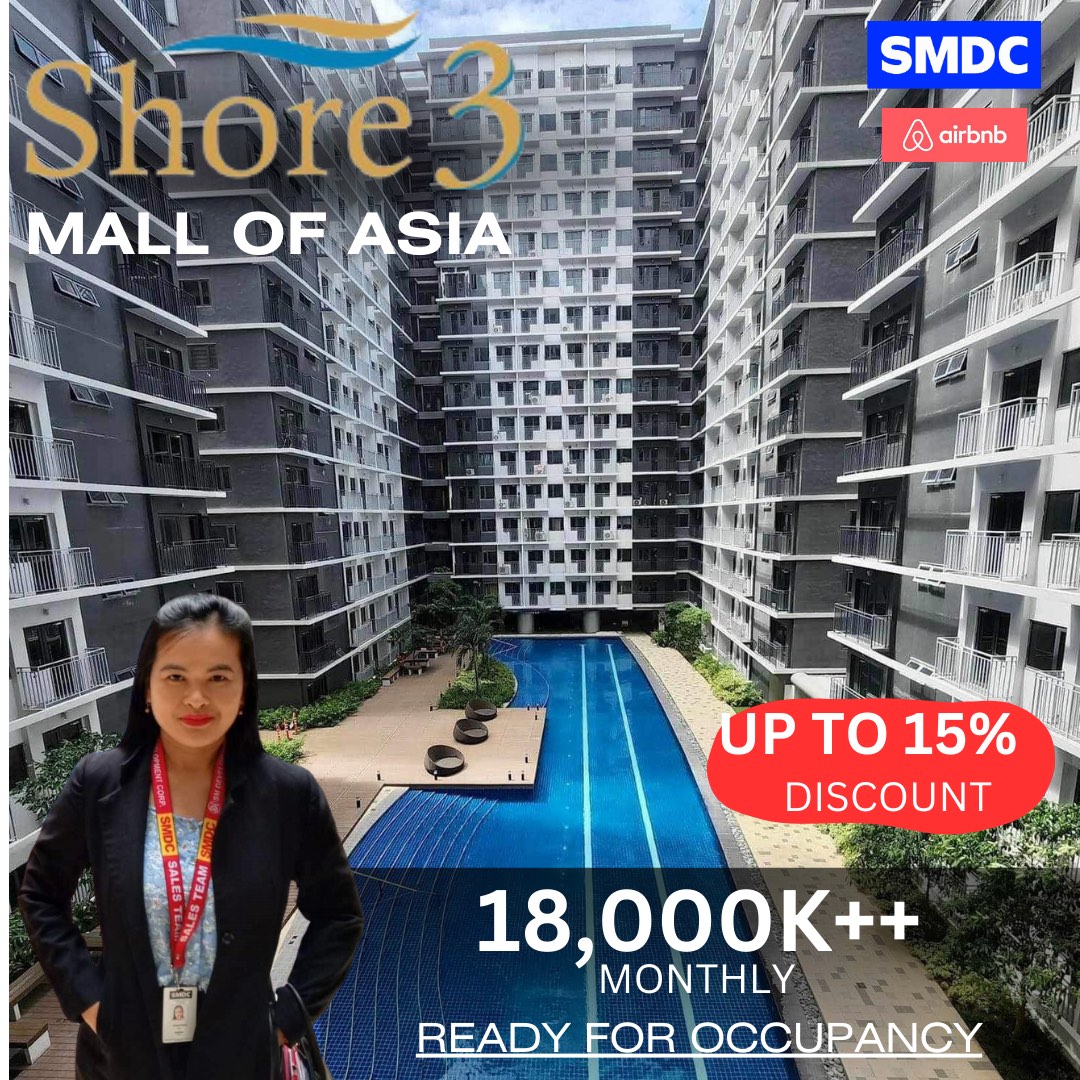 SHORE 3 RESIDENCES MALL OF ASIA COMPLEX PASAY CITY BY SMDC, Property ...