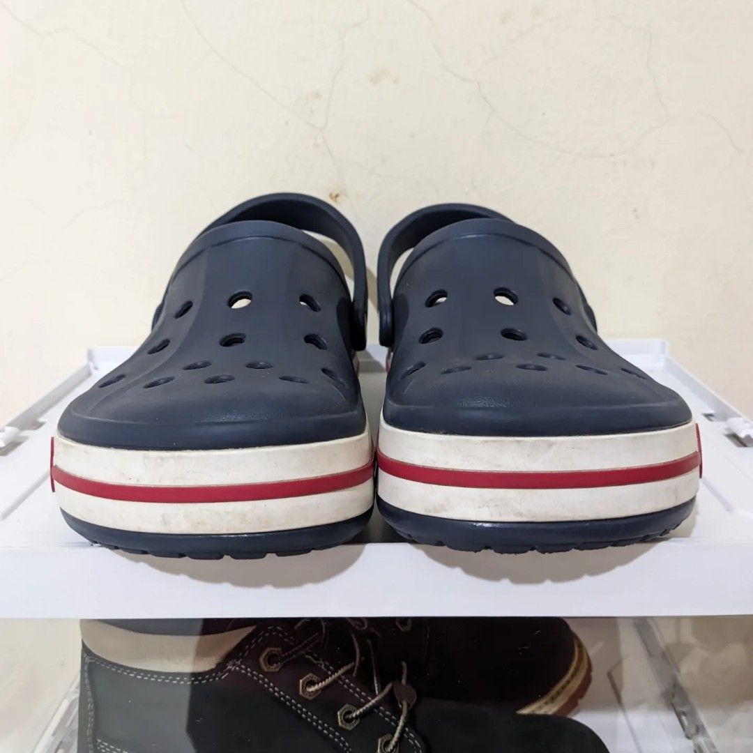 SIZE 11,,,44/45 SANDALS SECOND CROCS MADE IN CHINA, Fesyen Pria, Sepatu ...