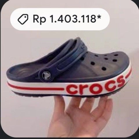 SIZE 11,,,44/45 SANDALS SECOND CROCS MADE IN CHINA, Fesyen Pria, Sepatu ...